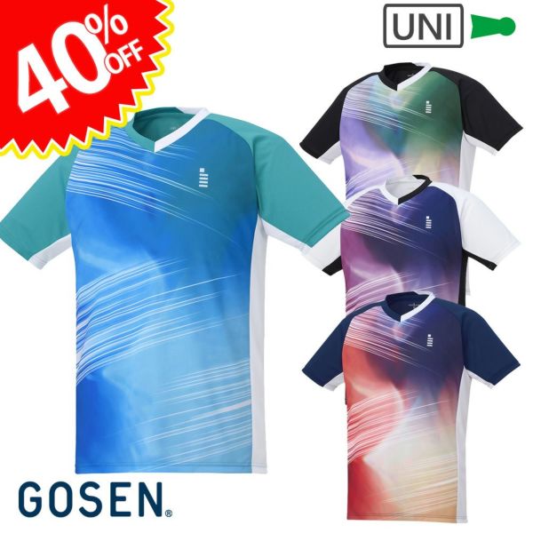 ゴーセン ユニ ゲームシャツ UNI T2346 GOSEN 2023gofw | 頑張らないバドミントン研究会