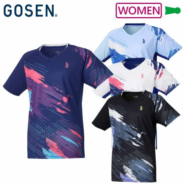 ゴーセン ゲームシャツ レディース T2441 GOSEN 2024gofw | 頑張らないバドミントン研究会